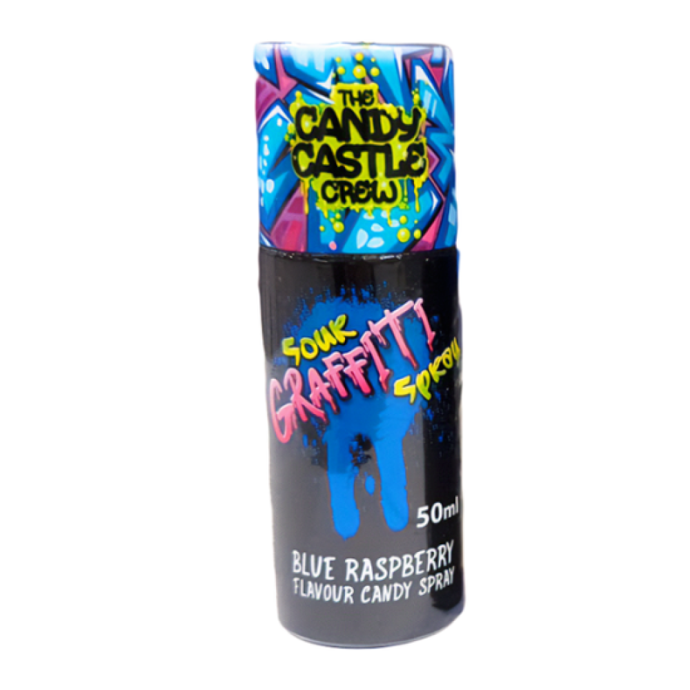 Candy Castle Crew Sour Graffiti Spray Blue Raspberry 50ml