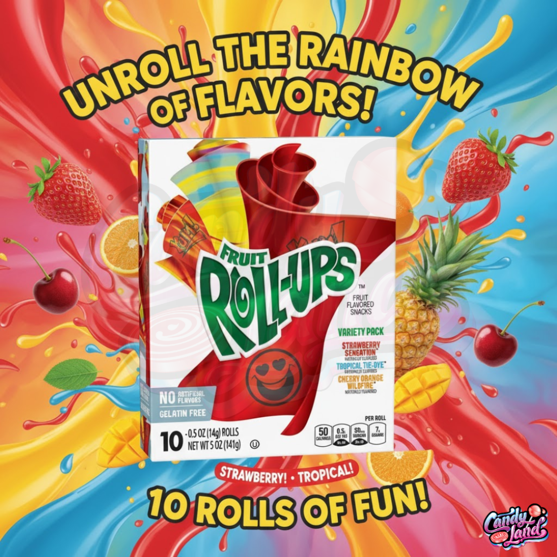 Fruit Roll-Ups Variety Pack 141g